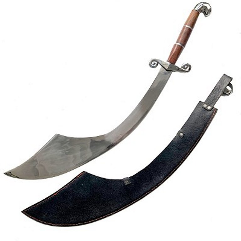 Persian Sindbad Scimitar Sword With Leather Sheath