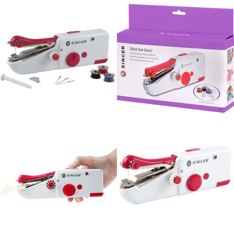 Quick Handy Held Sewing Machine Cordless Repair Singer Portable Stitch ...