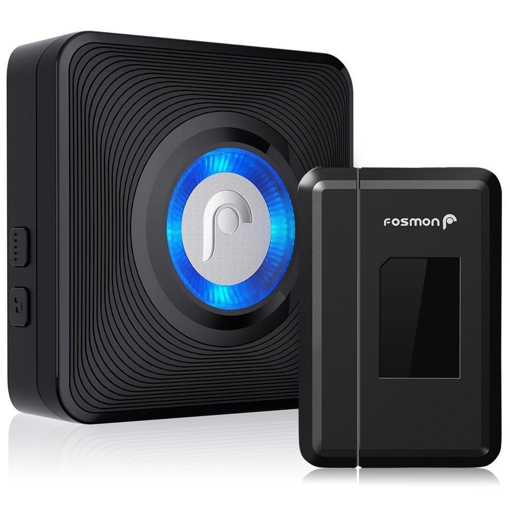 Wireless Magnetic Alarm Door Sensor Alert Bell Business Entrance Set ...