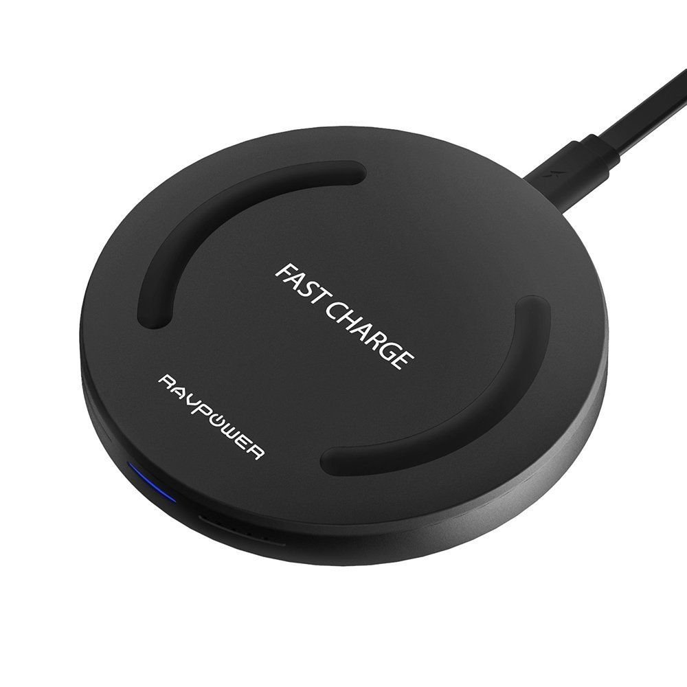 RAVPower Galaxy S8 Fast Wireless Charger Samsung Note 8 Quick Charge ...