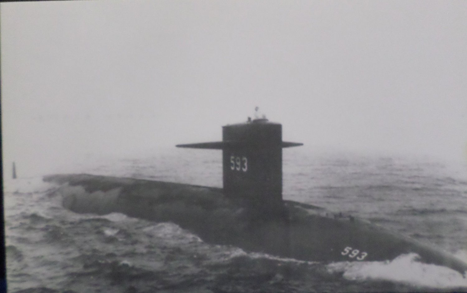 U.S.S. Thresher SSN-593 Submarine Real Photo Postcard Official U.S ...