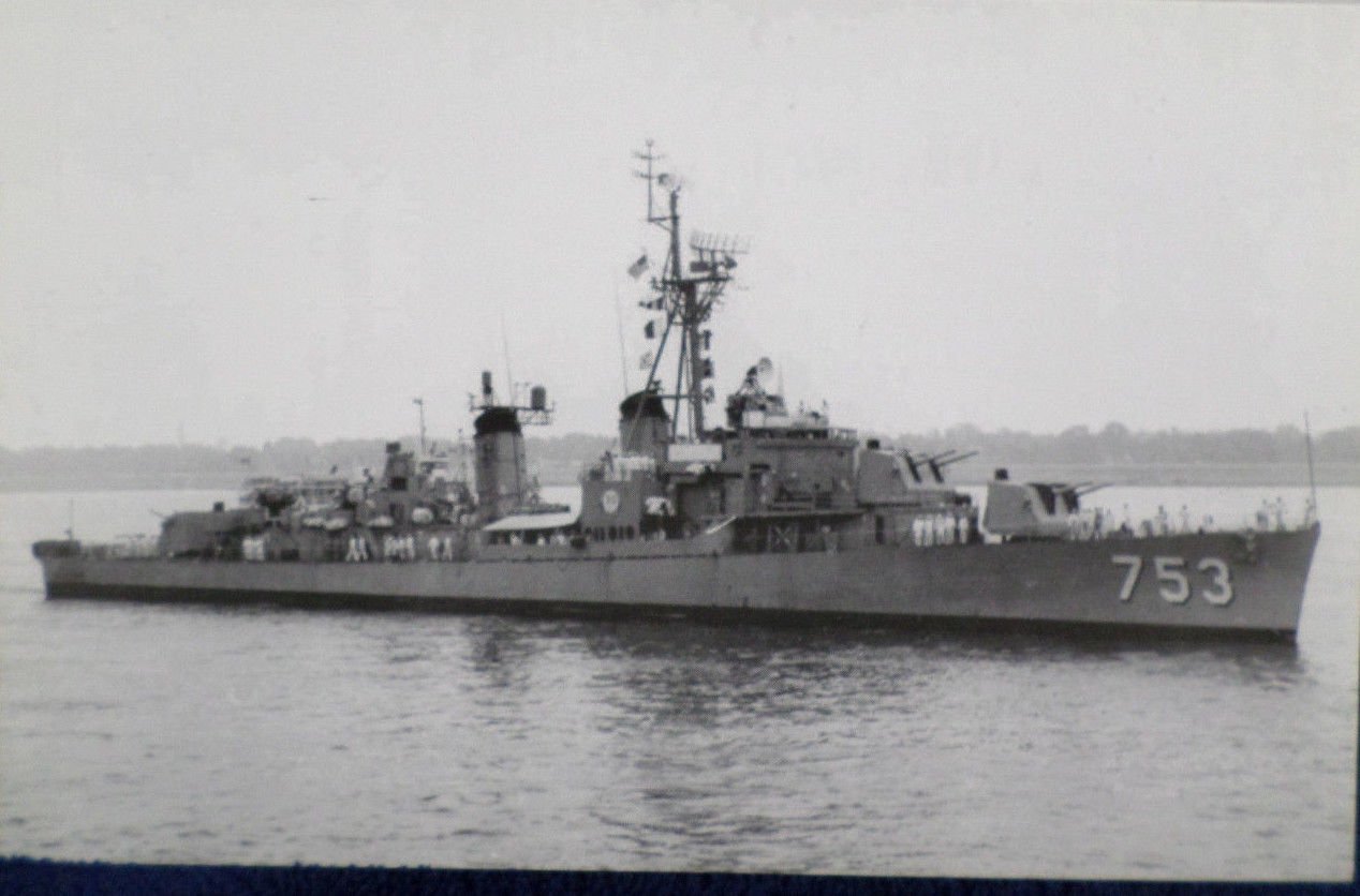 USS John R Pierce DD 753 Battleship Real Photo Postcard Official U.S ...