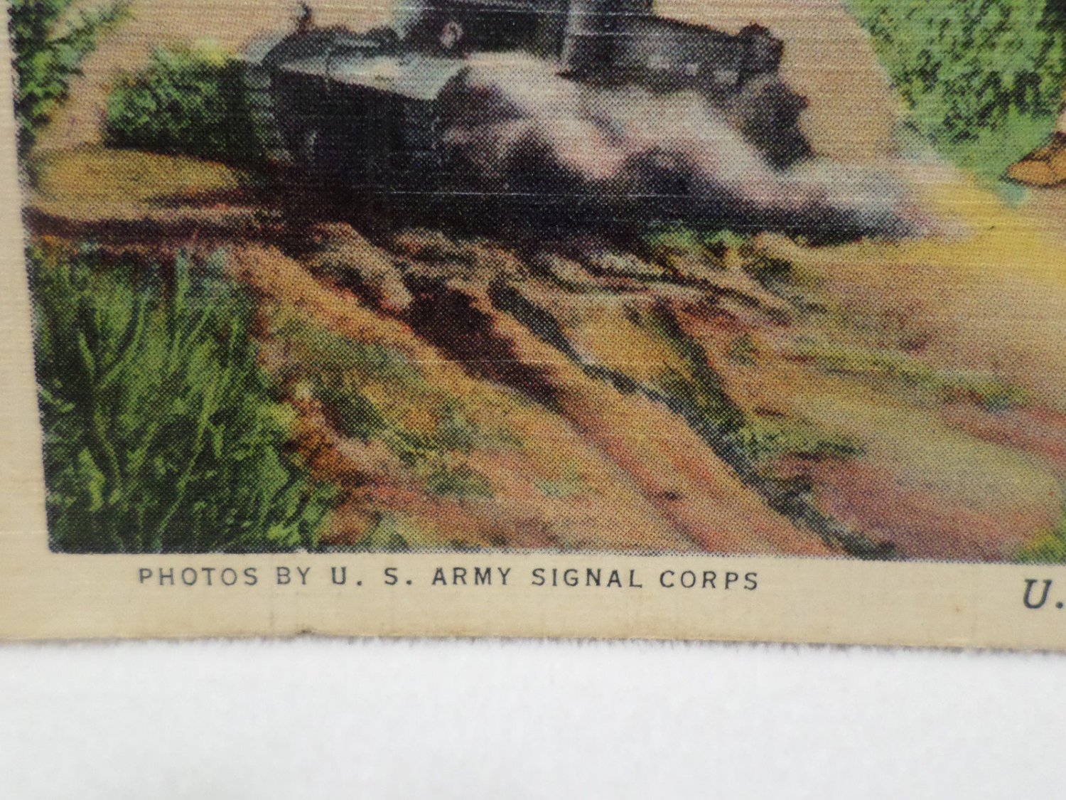 WWI Postcard U.S. Armored Regiment Photograph by US Army Signal Corps