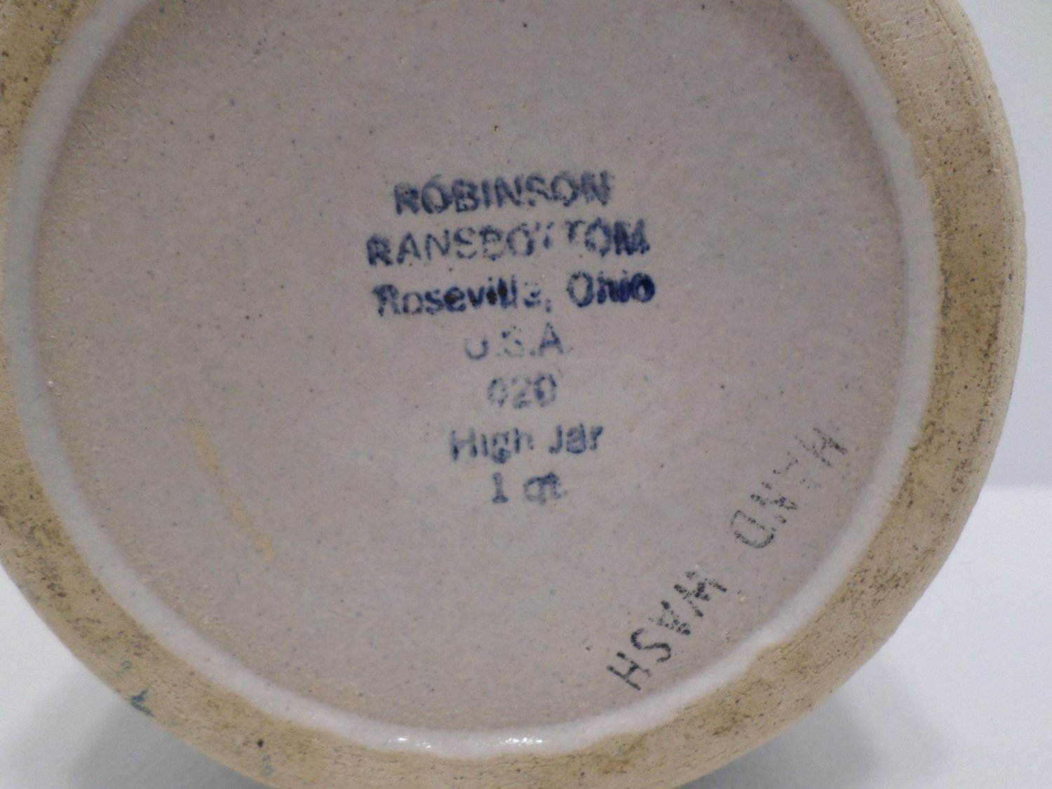 Stoneware Crock by Robinson Ransbottom 1 Quart made in USA