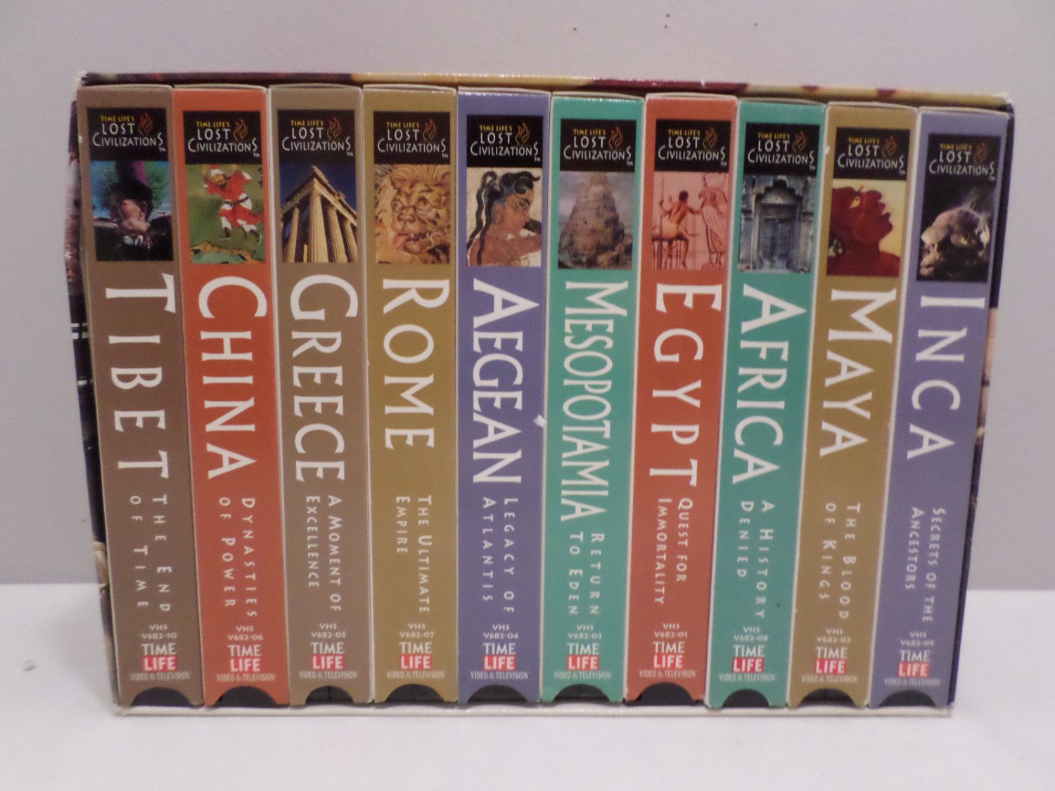 Time Life's Lost Civilization's 10 VHS tape set Tibet China Greece and more