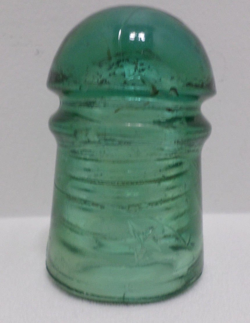 Antique Insulator Green Glass