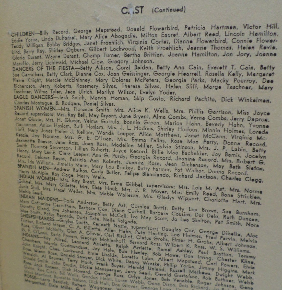 1946 Ramona Pageant Outdoor Play Brochure Nineteenth Season