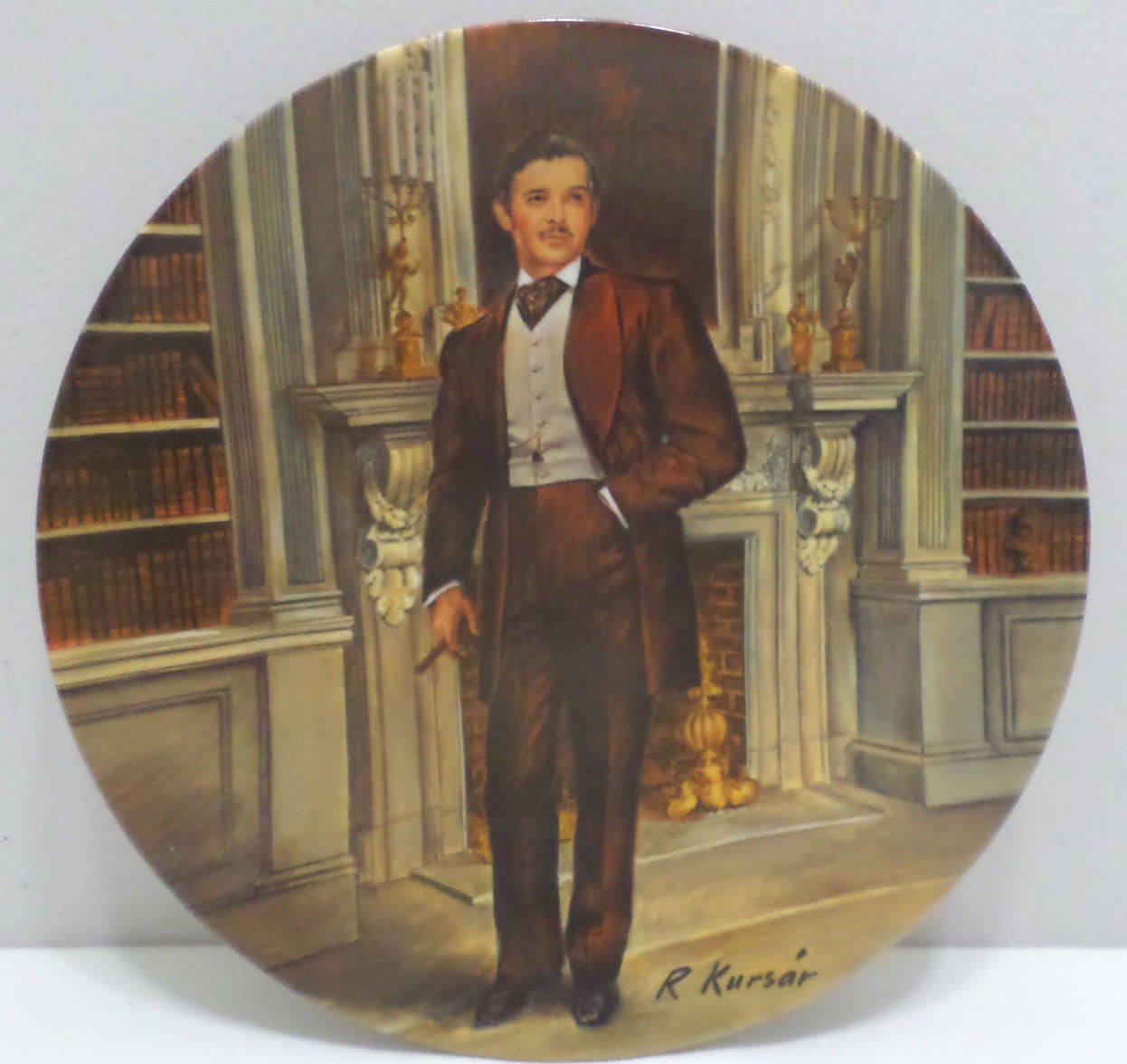 1981 Collector Plate Rhett Butler by Raymond Kursar Bradford Exchange