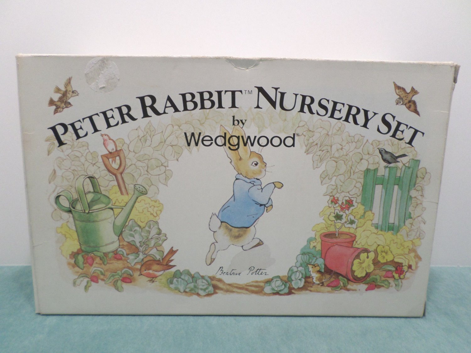 Wedgwood Beatrix Peter Rabbit Nursery Set Made in England