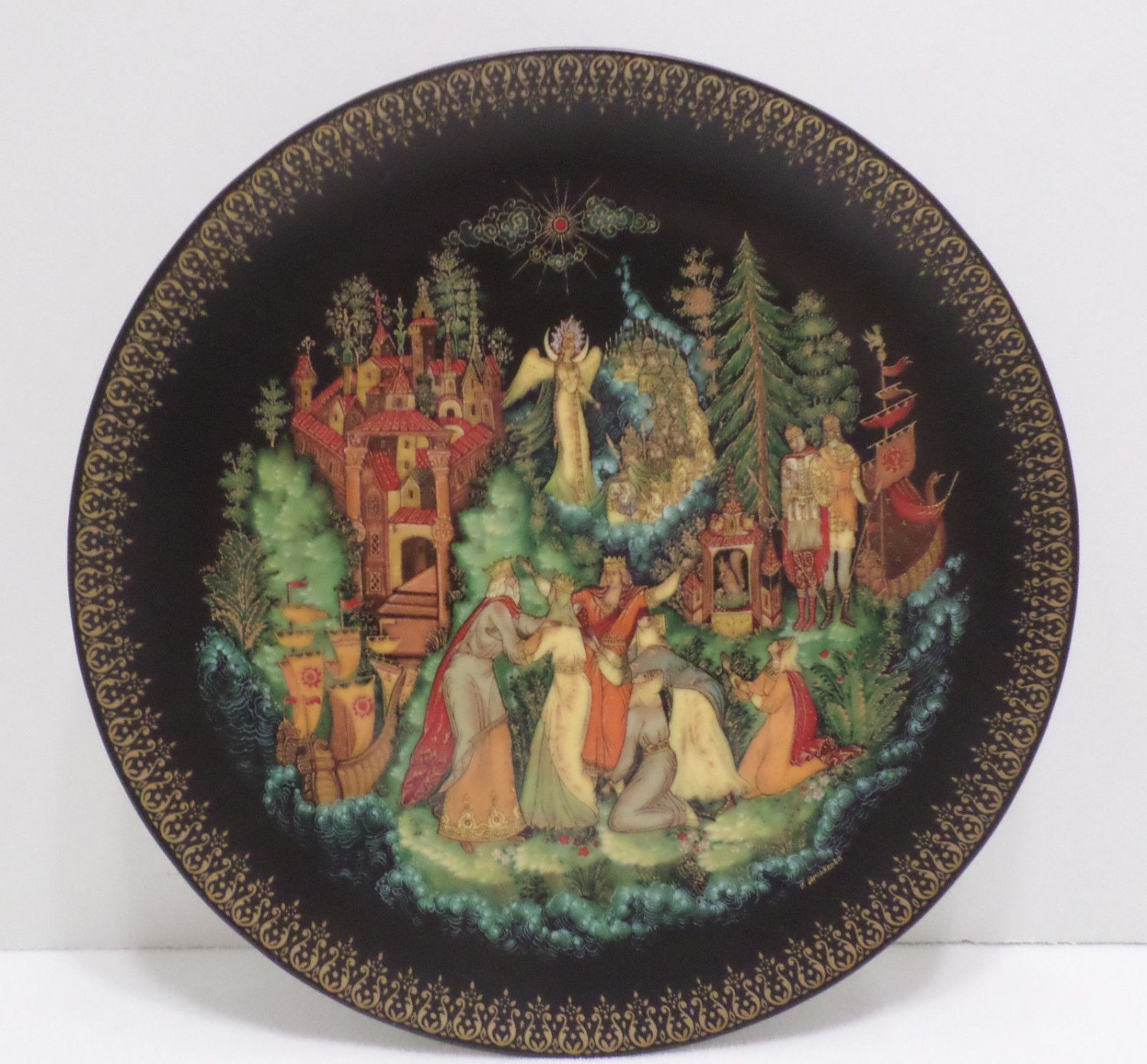 Collector Plate Tsar Saltan 6th in Russian Legends Collection Bradford ...