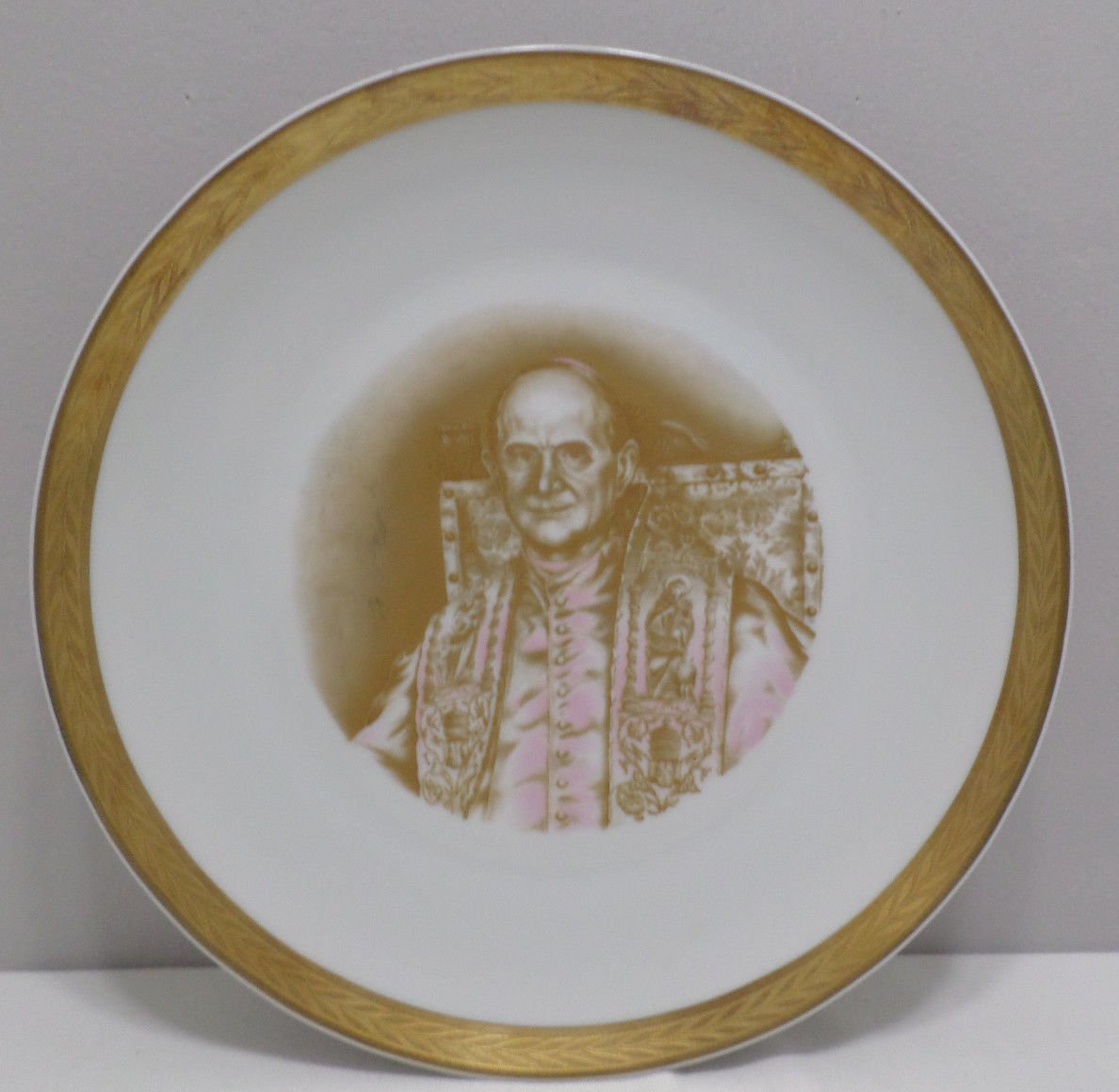 Collector Plate Royal Tettau Pope Paul VI Papel Series by Charles Carolyne