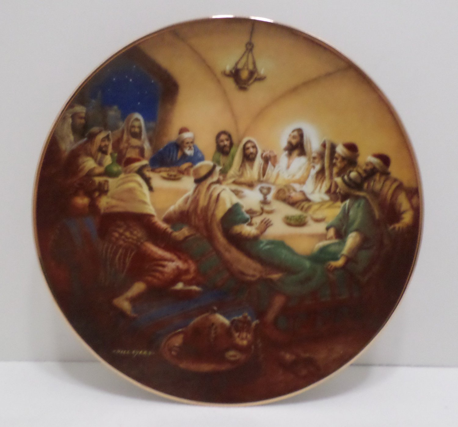 1986 Collector Plate The Last Supper by Noel Syers #5138 Heritage House