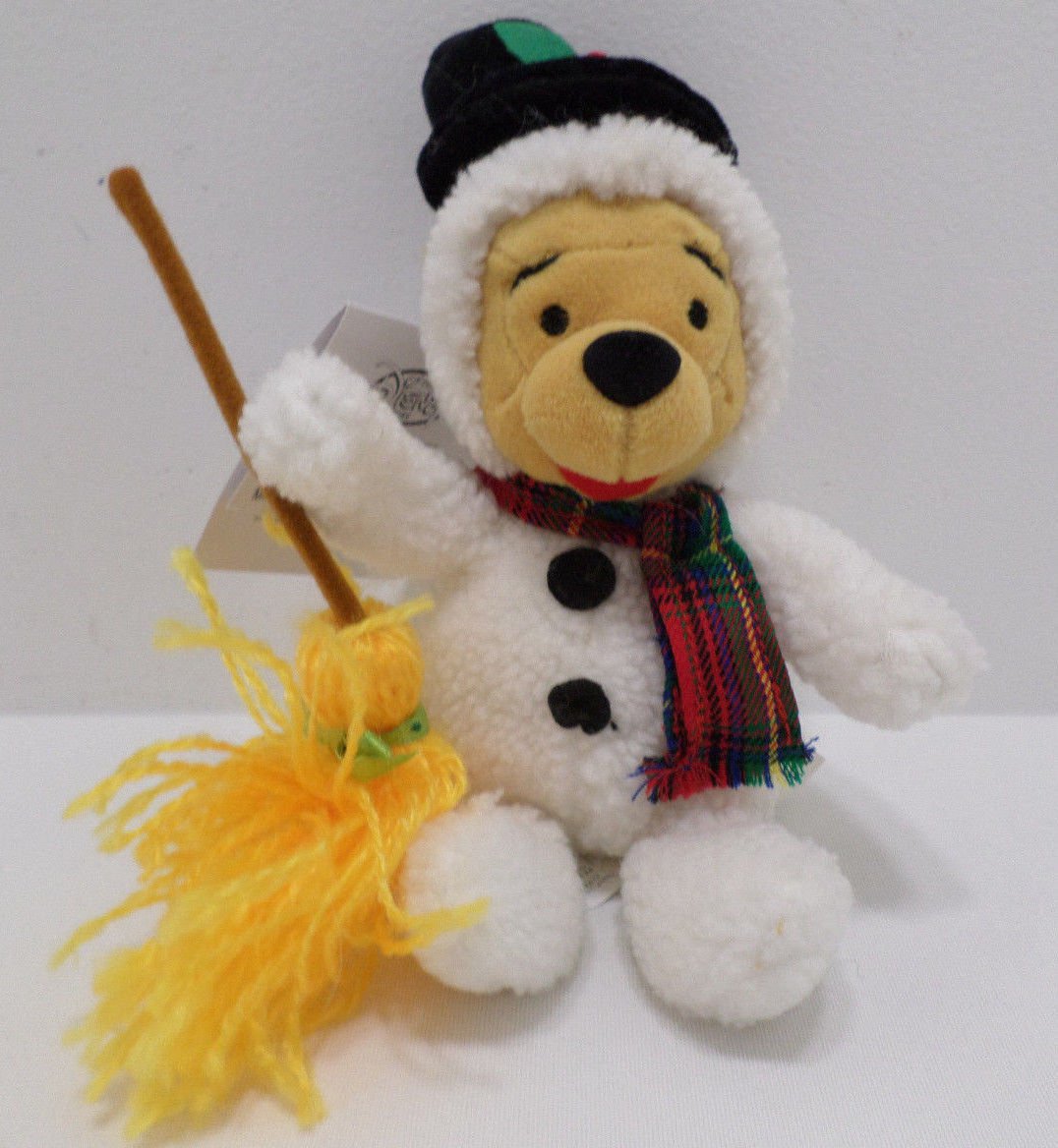 SOLD Bean Bag Plush Toy Snowman Pooh Walt Disney Winnie the Pooh NWT