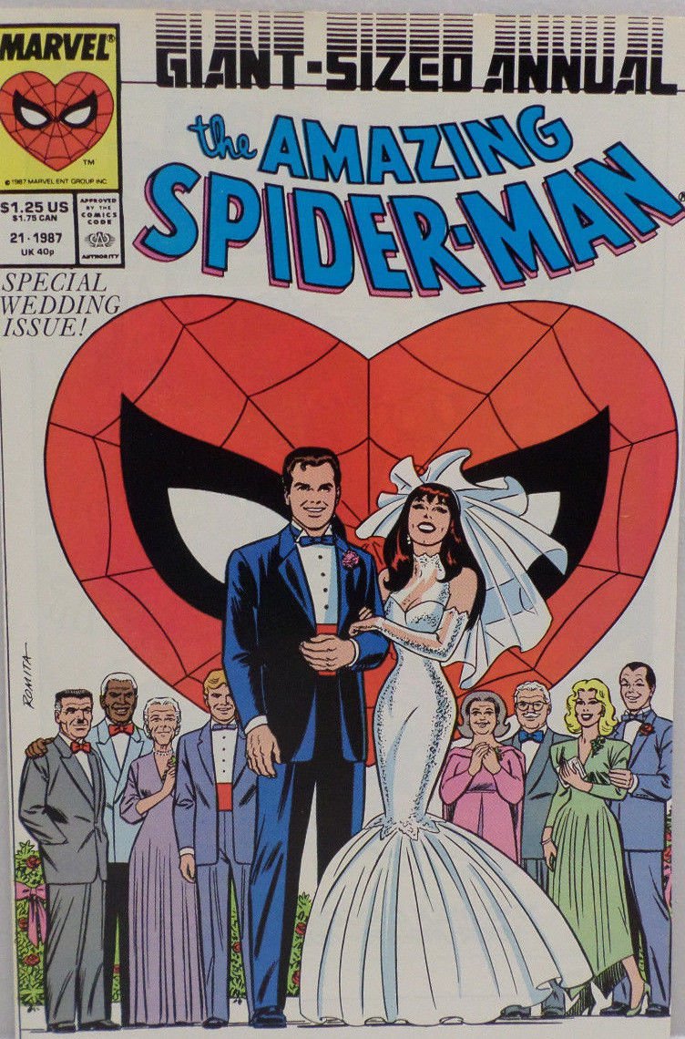 The Amazing Spider man special wedding 1987 issue 21 Marvel Comics