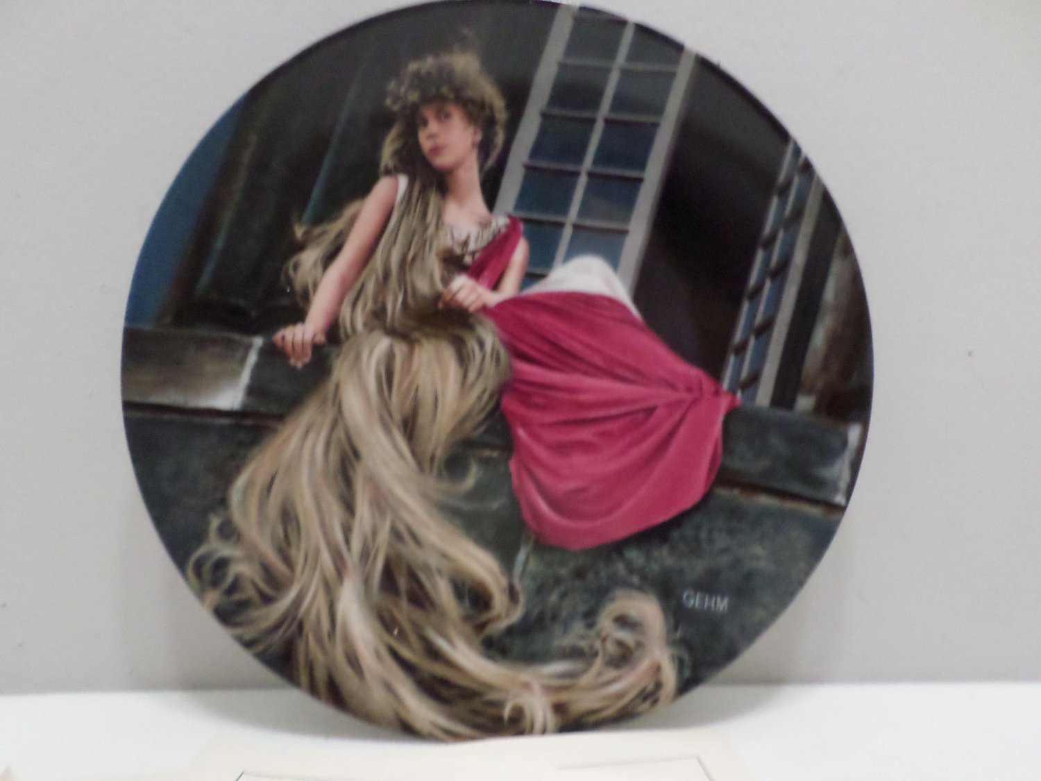 1981 Collector Plate Rapunzel by Charles Gehms Bavaria Porcelain NIB