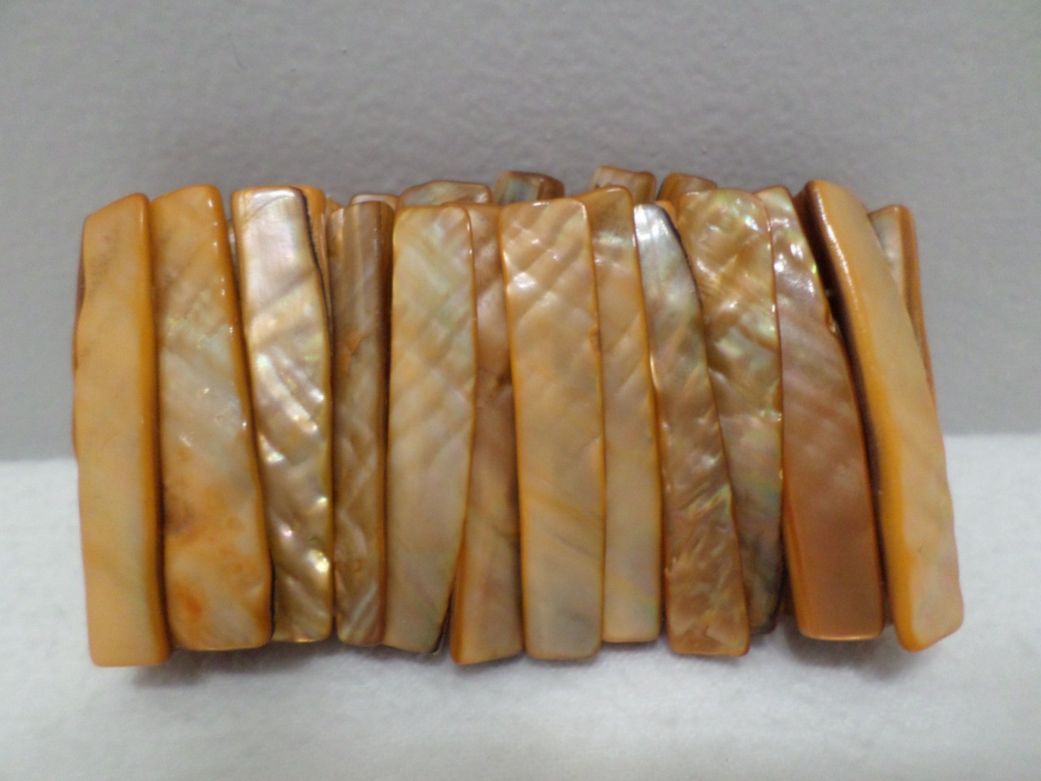 Womens Bracelet Abalone Shell Elastic