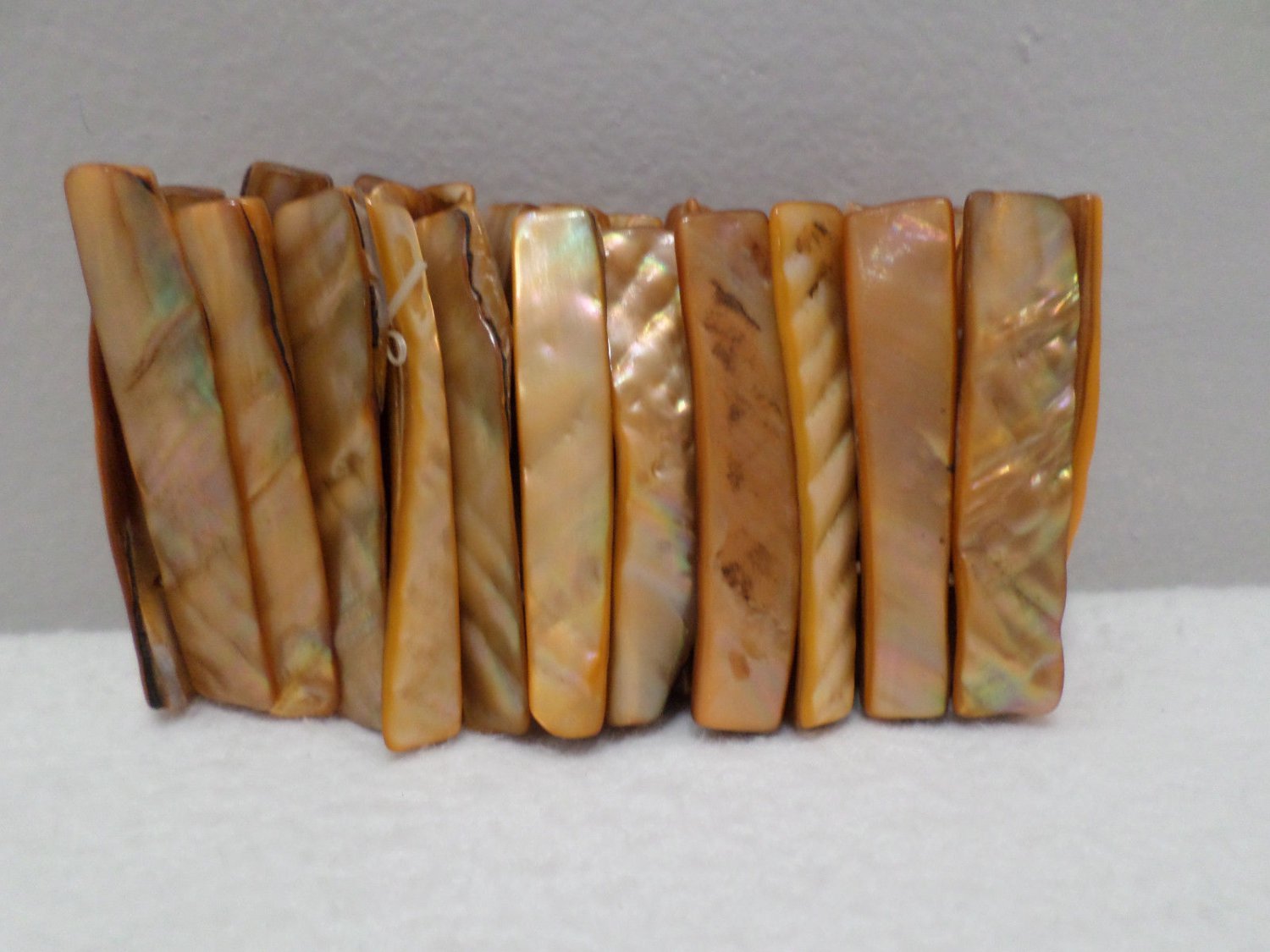 Womens Bracelet Abalone Shell Elastic