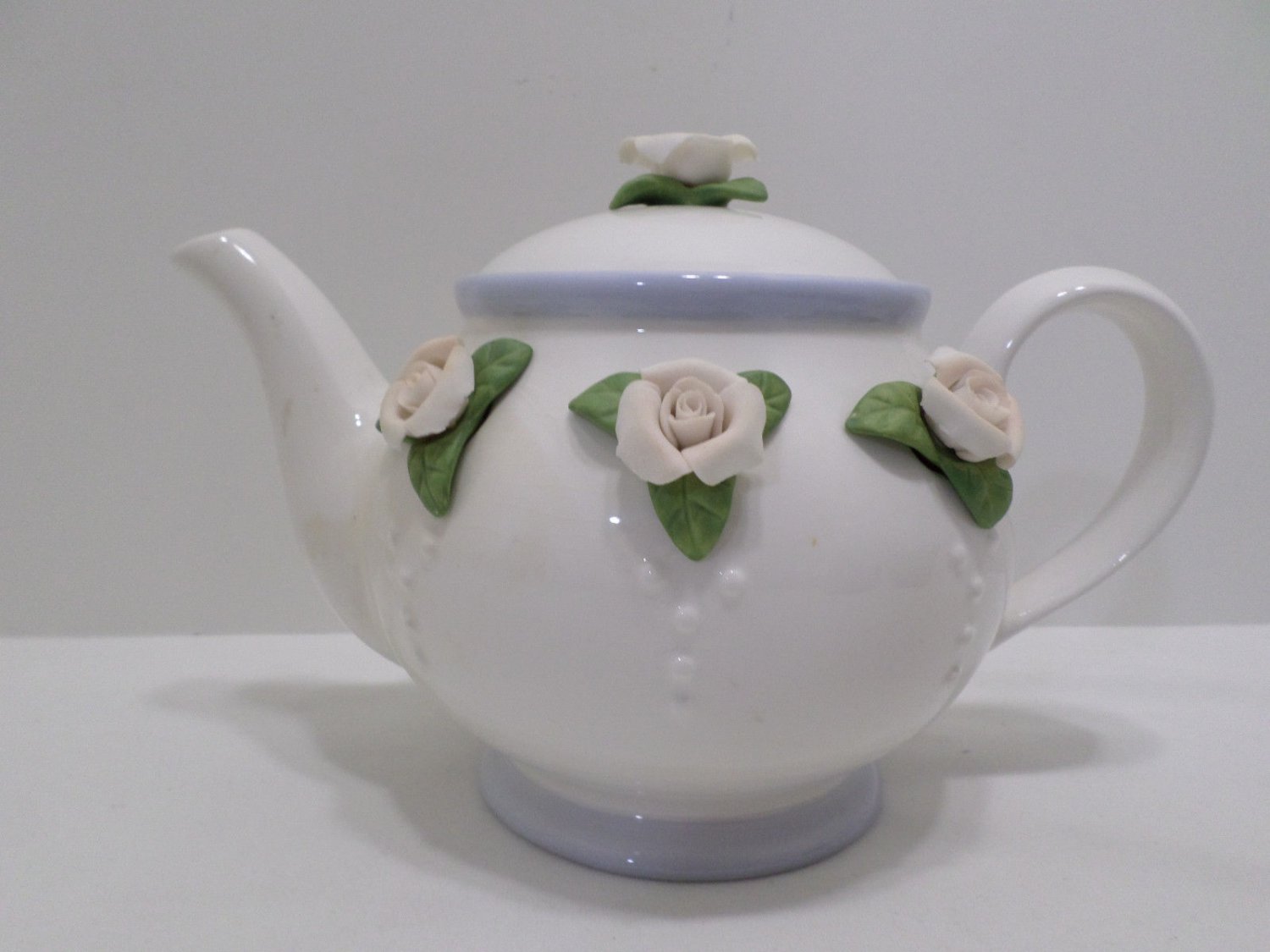 Teleflora Teapot Porcelain with Floral Design made in China