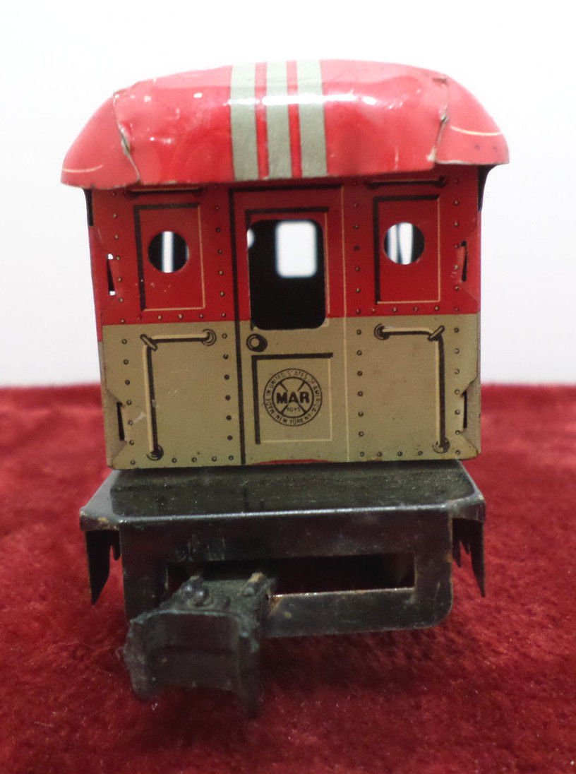 Marx Train Caboose Red Metal O Scale NYC