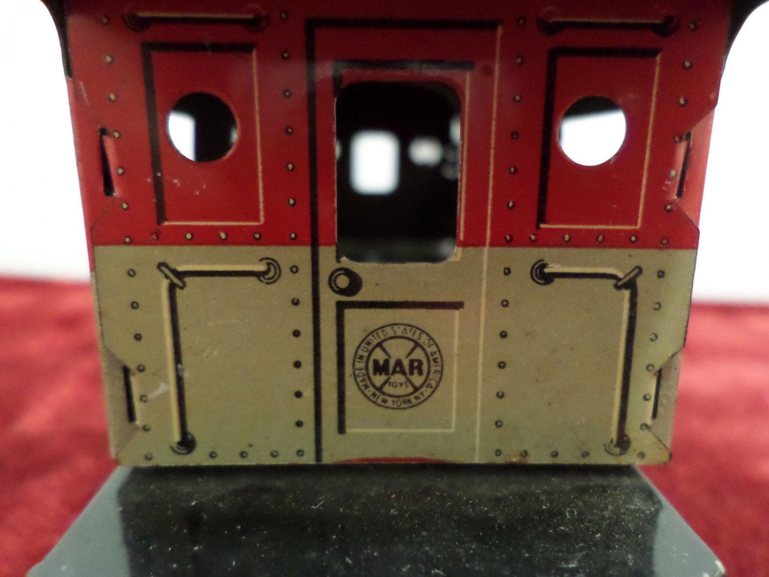 Marx Train Caboose Red Metal O Scale NYC