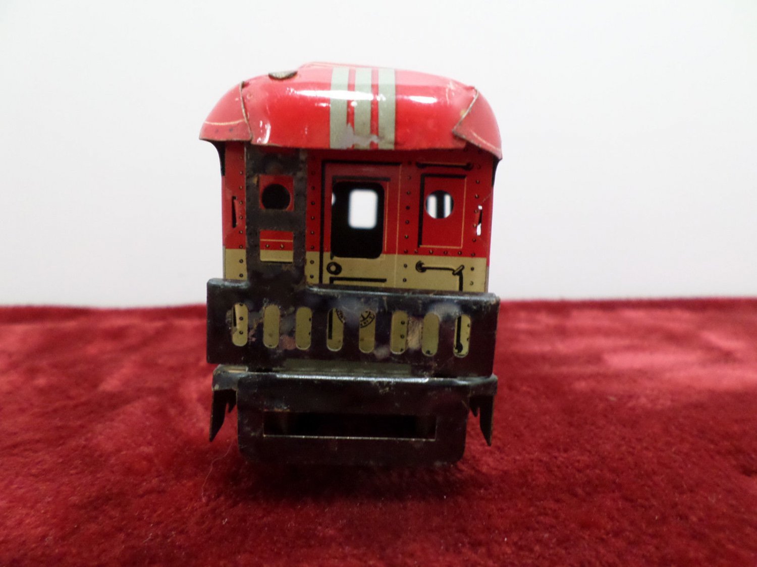 Marx Train Caboose Red Metal O Scale NYC