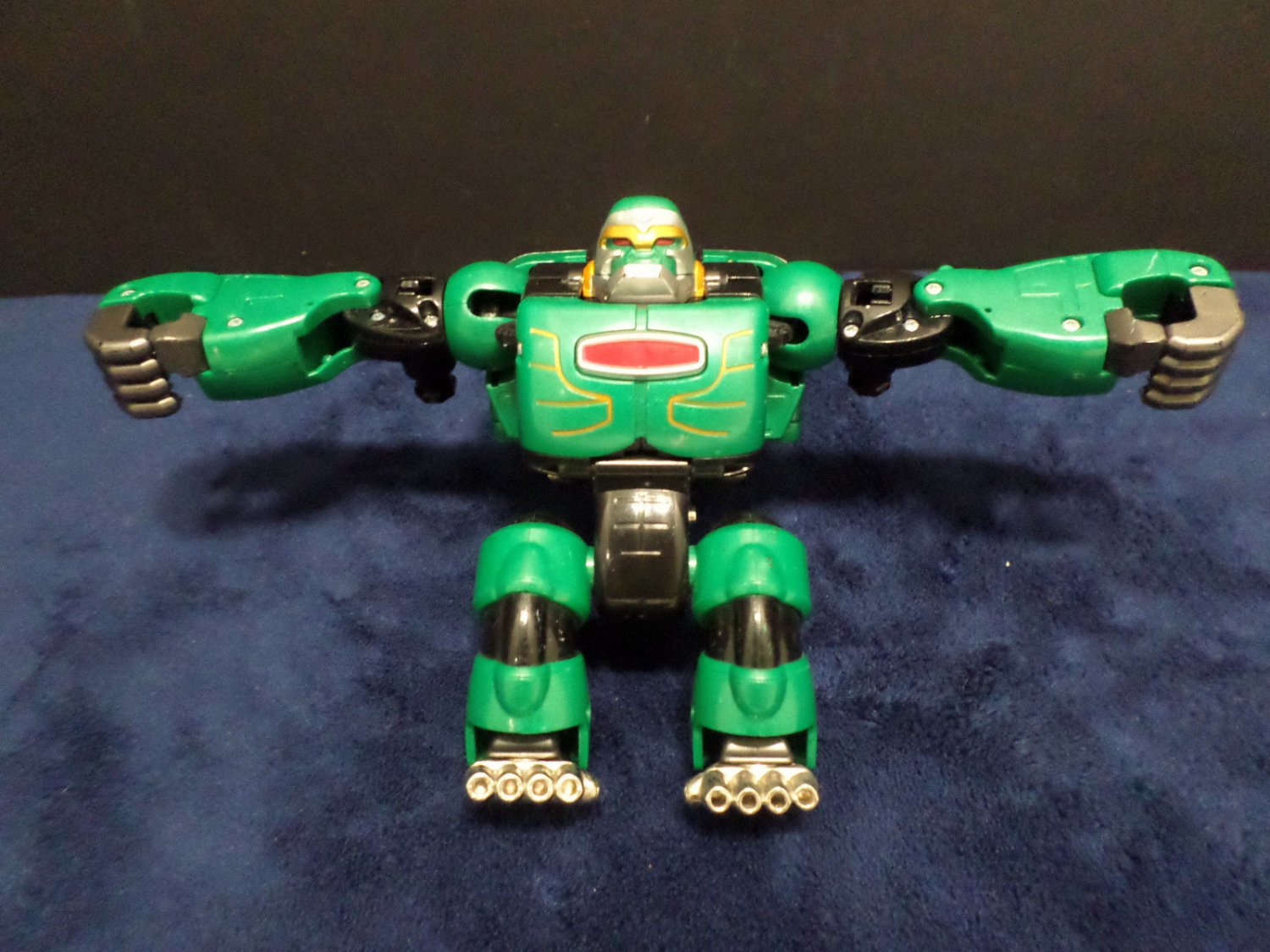 Green Transformer Robot Action Figure