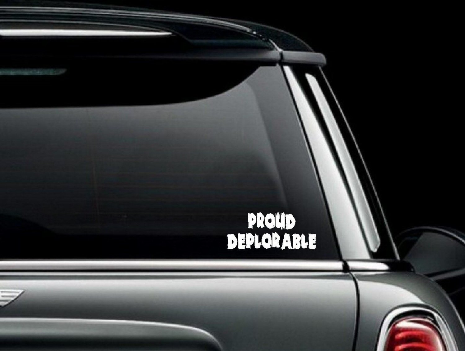 Proud Deplorable Die Cut Vinyl Car Window Decal Bumper Sticker US Seller