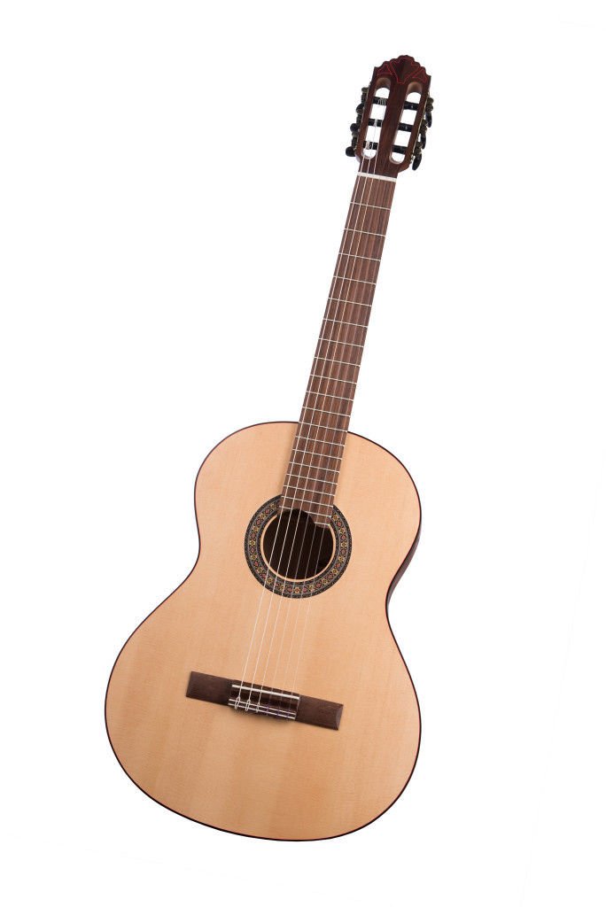 Guitar classical. The solid maple, solid cedar, solid walnut. Doff. Russia
