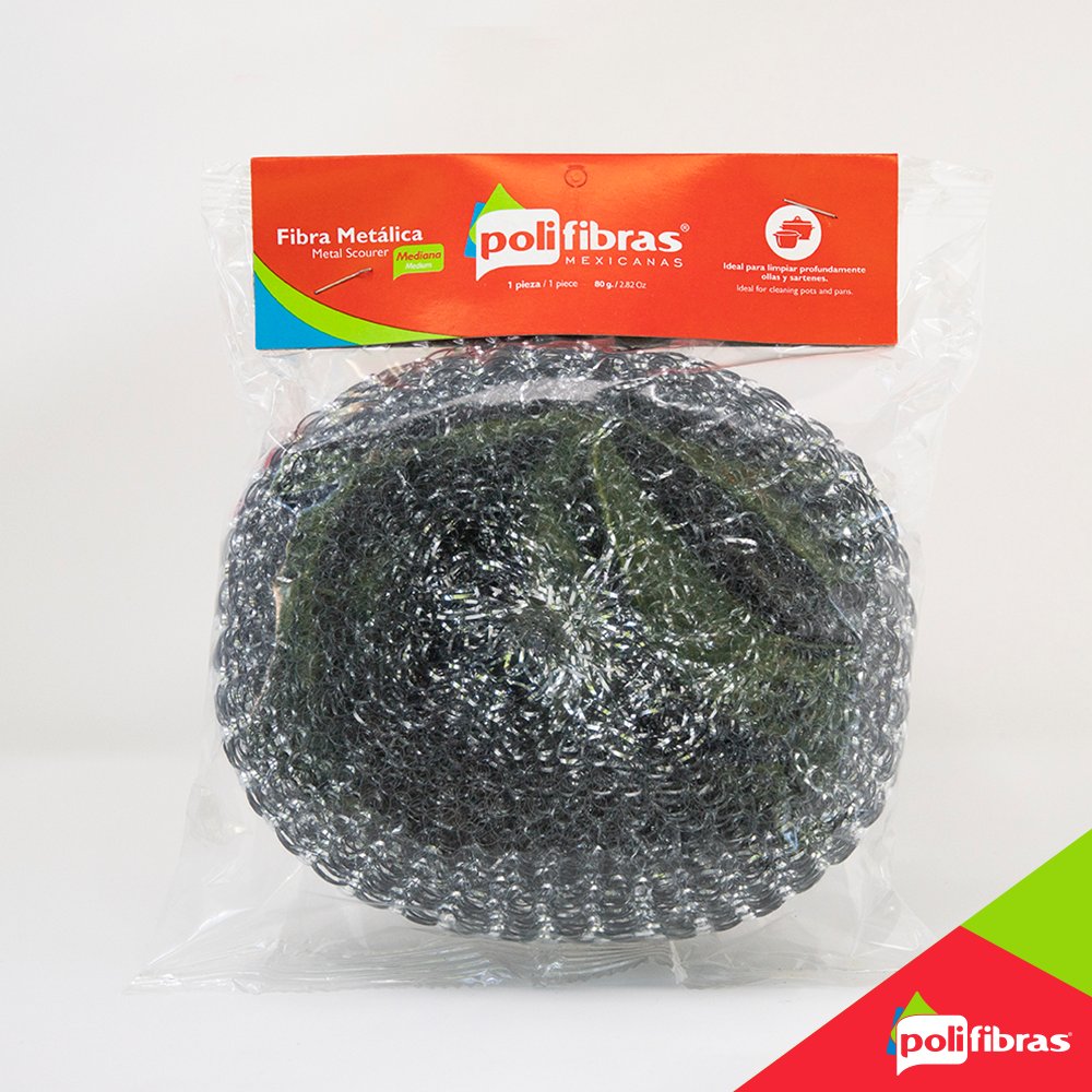 Fibra de metal para trastes y cocina Polifibras