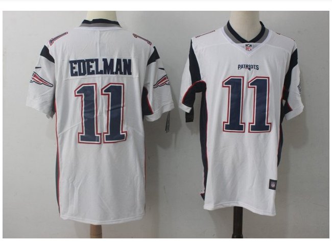 Men's Patriots 11 Julian Edelman Color Rush Limited Jersey white