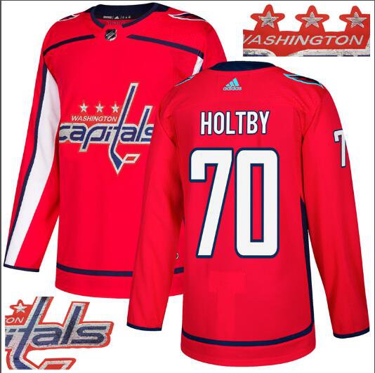 Braden Holtby #70 Washington Capitals Player Men's Jersey Red S M L XL ...