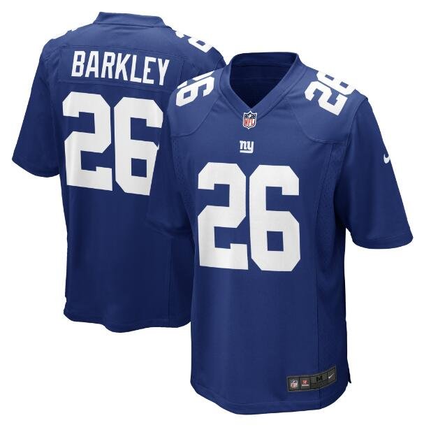 Saquon Barkley #26 New York Giants Game Player Jersey Youth Royal