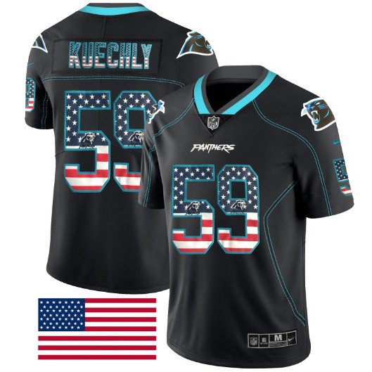 Luke Kuechly #59 Carolina Panthers Limited Player Jersey Men's Black ...