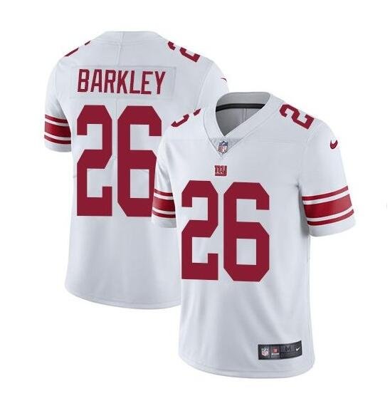 Saquon Barkley #26 New York Giants Team Color Limited Player Jersey Men's White Size S