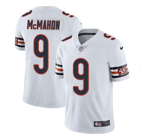 Jim McMahon #9 Chicago Bears Limited Player Jersey Men's White Size S