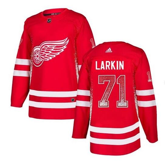 Dylan Larkin #71 Detroit Red Wings Player Men's Jersey Red Drift Size XL
