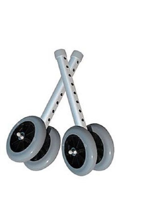 Heavy Duty Bariatric Walker Wheels W/glide 1/pr Comparable to Invacare ...