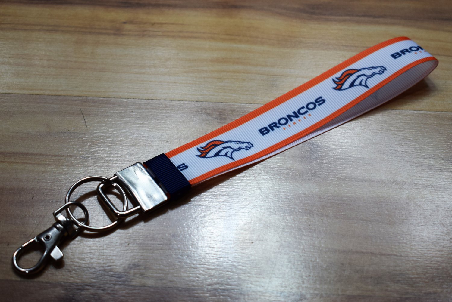 Denver Broncos Wrist Key Chain