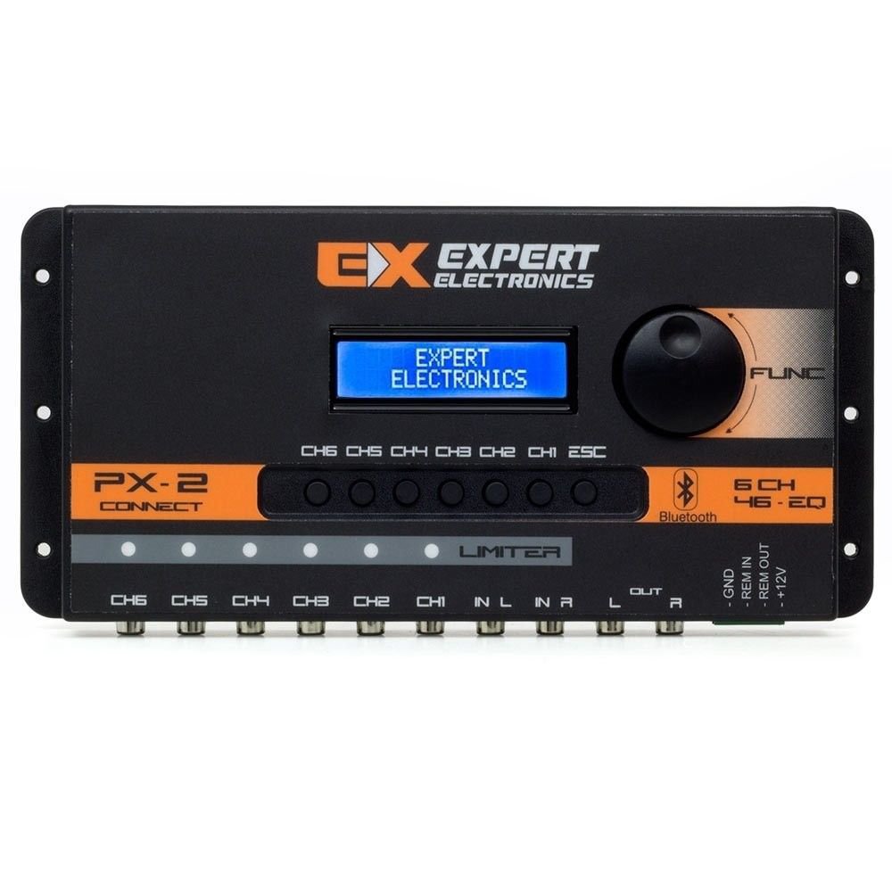 Expert Eletronics PX2 Connect Bluetooth 6 CH Equalizer Digital Audio ...