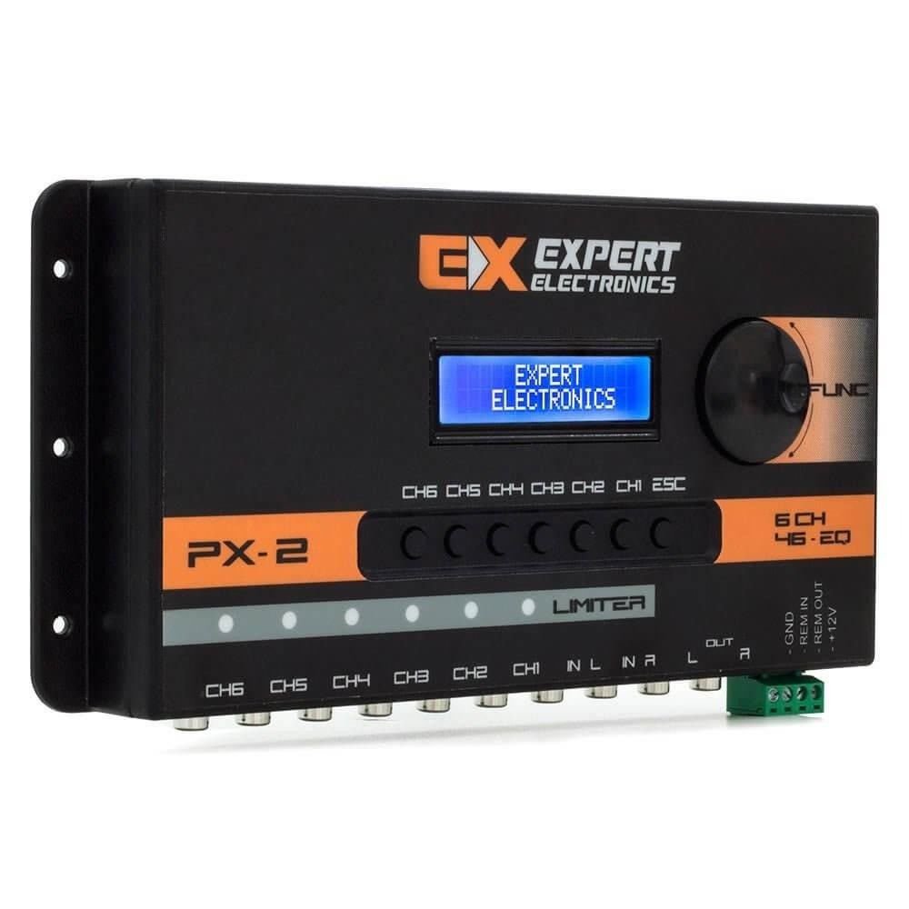 Crossover Expert Eletronics PX2 6 CH Channels Equalizer Digital Audio ...