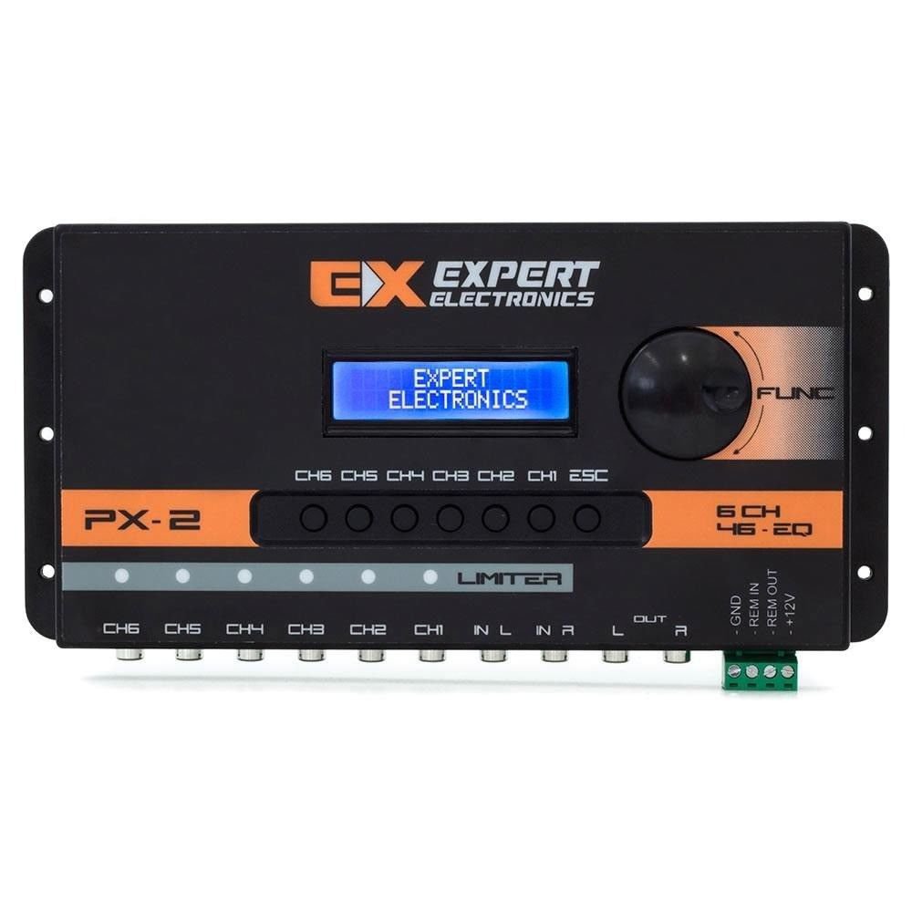 Crossover Expert Eletronics PX2 6 CH Channels Equalizer Digital Audio ...