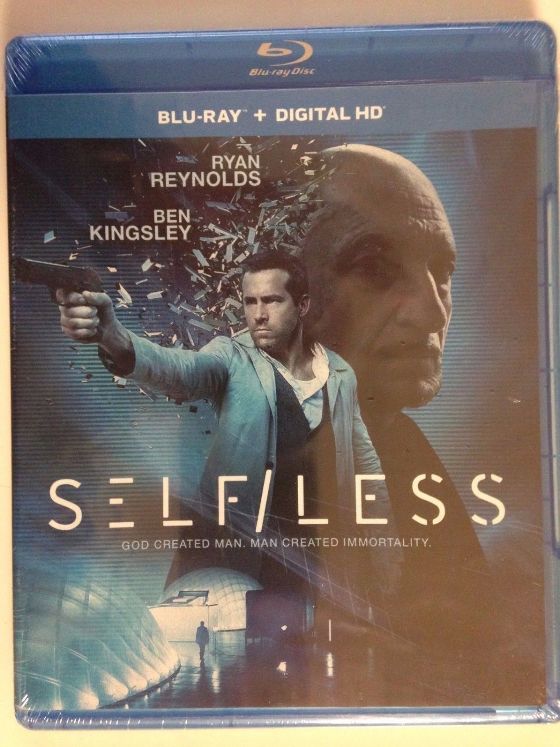 Self/less (Blu-ray Disc, 2015) w/ HD Ultraviolet , Ryan Reynolds