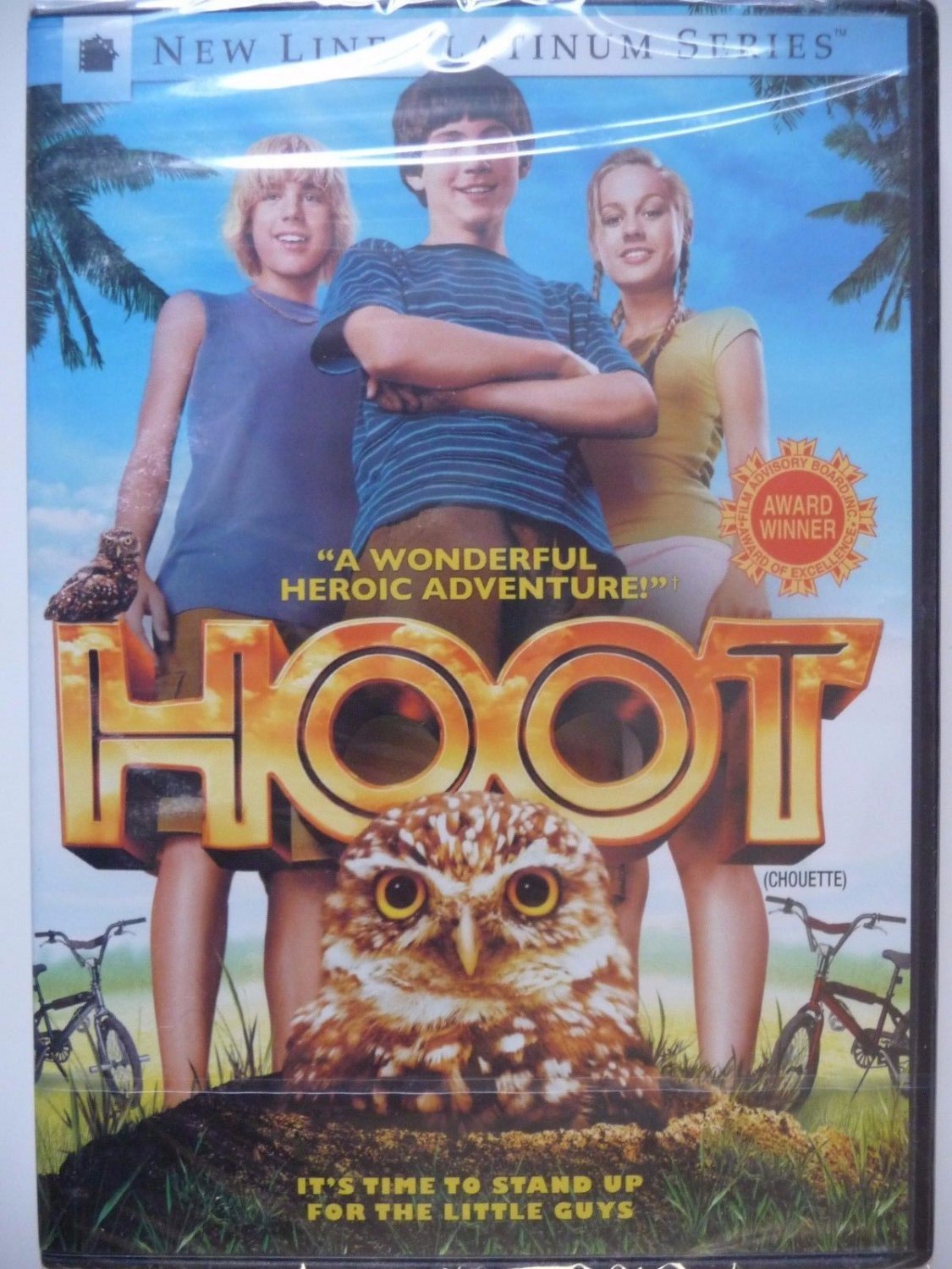 NEW/SEALED - HOOT (DVD,2005) Based on Carl Hiaasen Novel
