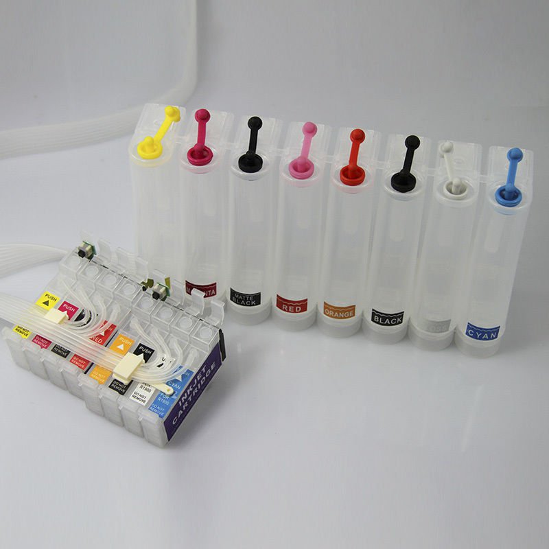empty CISS CIS Continuous Ink System for Epson Stylus Photo R1900 T0870 ...