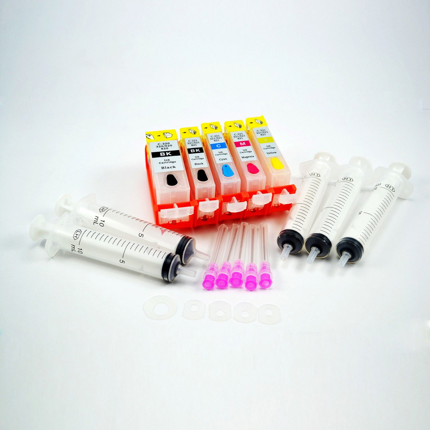 For CANON IP4840 MG5140 MG5240 IP4940 refillable ink cartridge PGI 425 ...