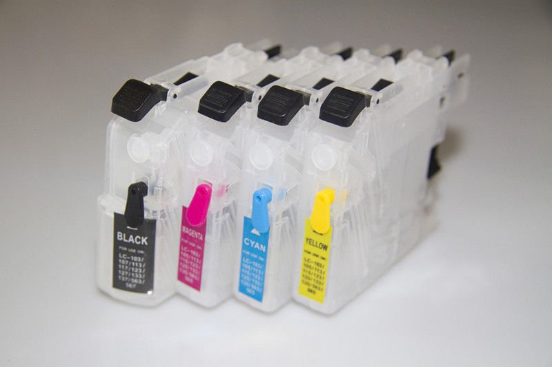 For Brother LC-205 LC 207 MFC-J5620DW J5720DW J460DW refillable ink ...
