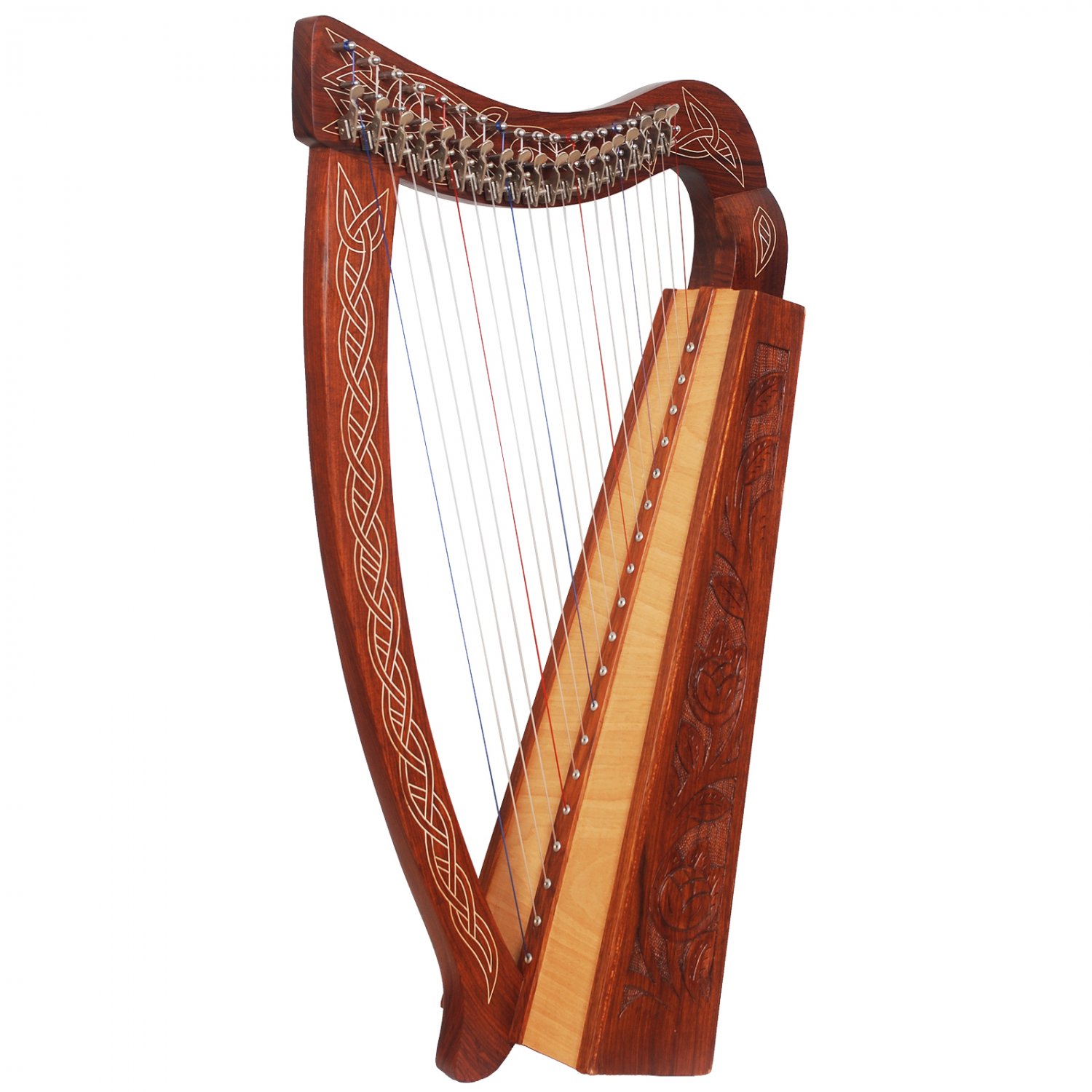 19 Strings Boru Harp Rosewood