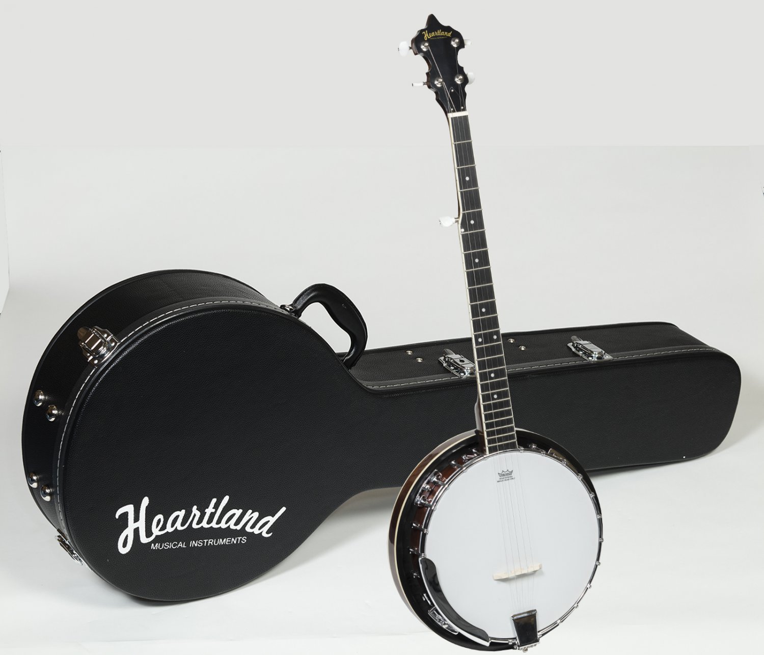 Heartland 5-String Banjo 24 Bracket with Closed Solid Back and Geared ...