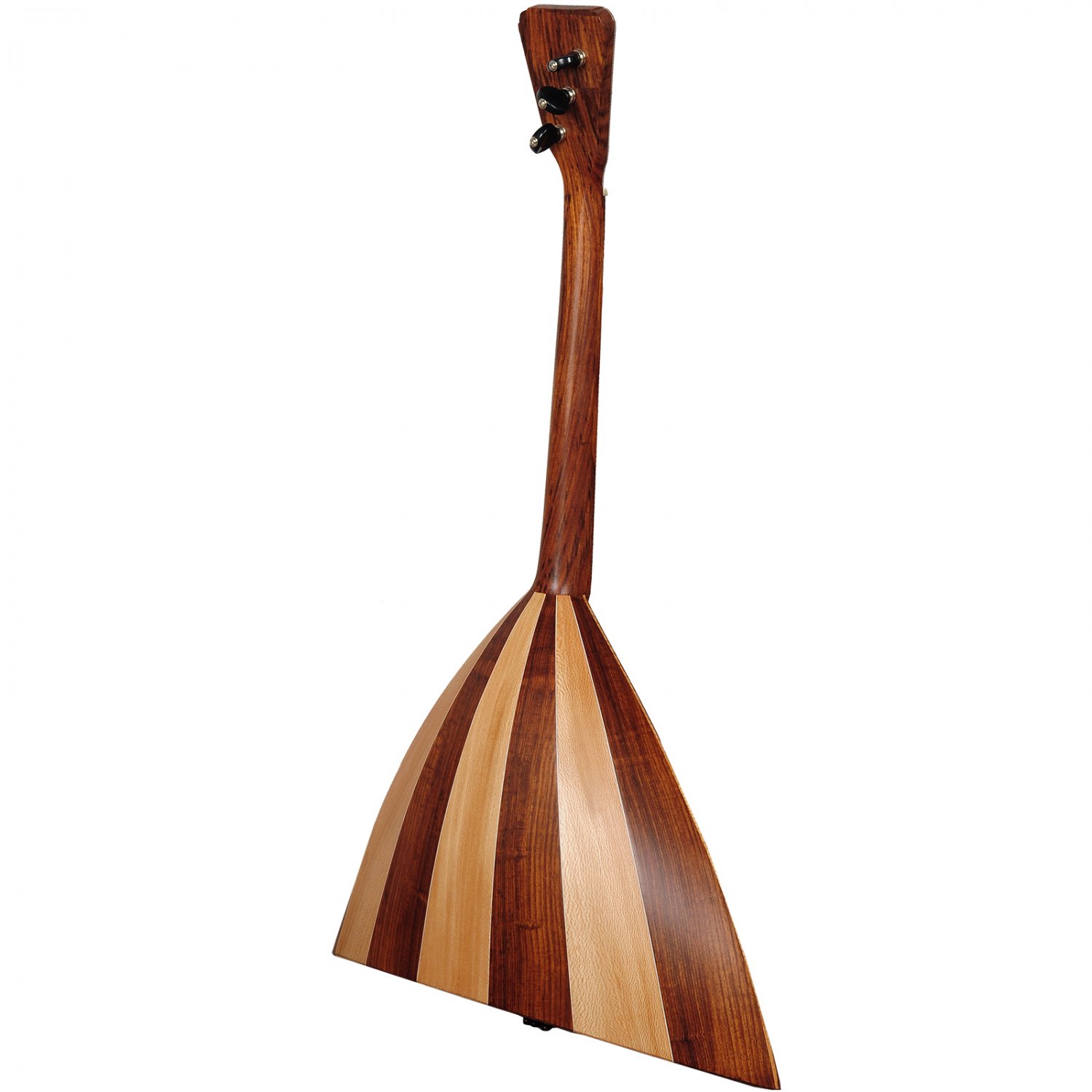 Heartland Prima Balalaika, 3 String variegated rosewood and lacewood