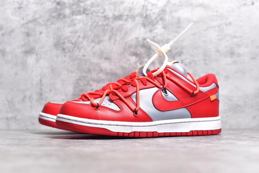 Nike Dunk Low Off-White University Red